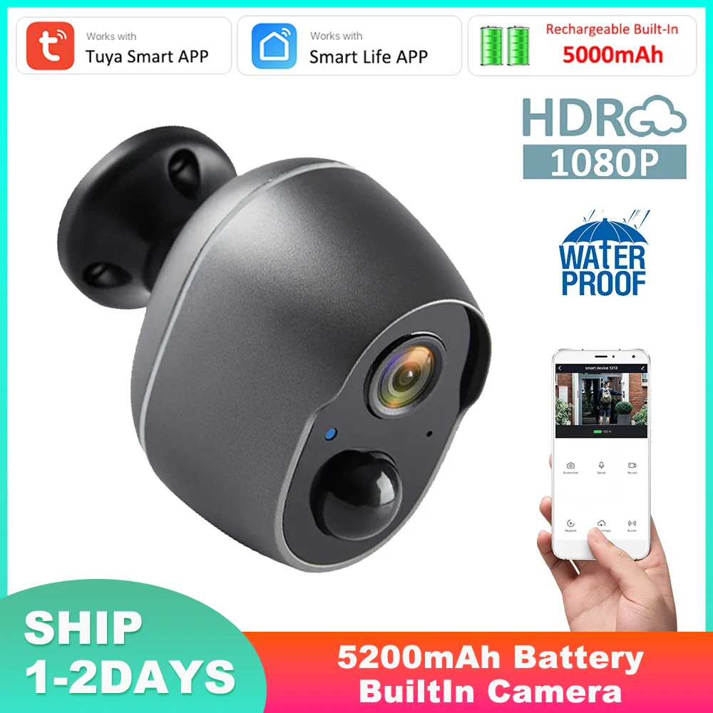 Tuya-Smart-5200mAh-Rechargeable-Battery-Wireless-WiFi-Buzzer-Siren ...