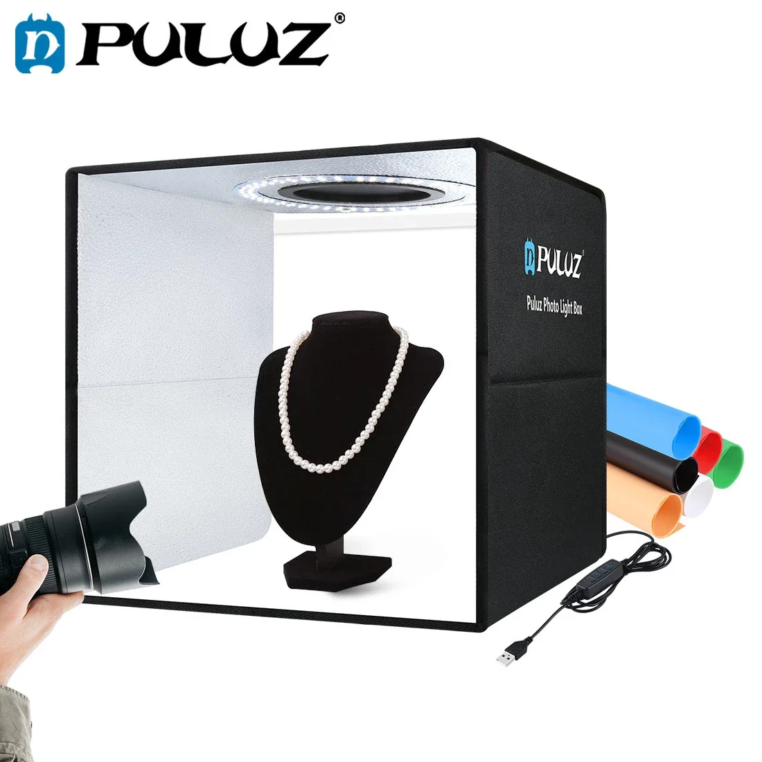 Puluz-Photo-Studio-Box-Folding-Photography-Lightbox-Photo-Shooting-Tent ...