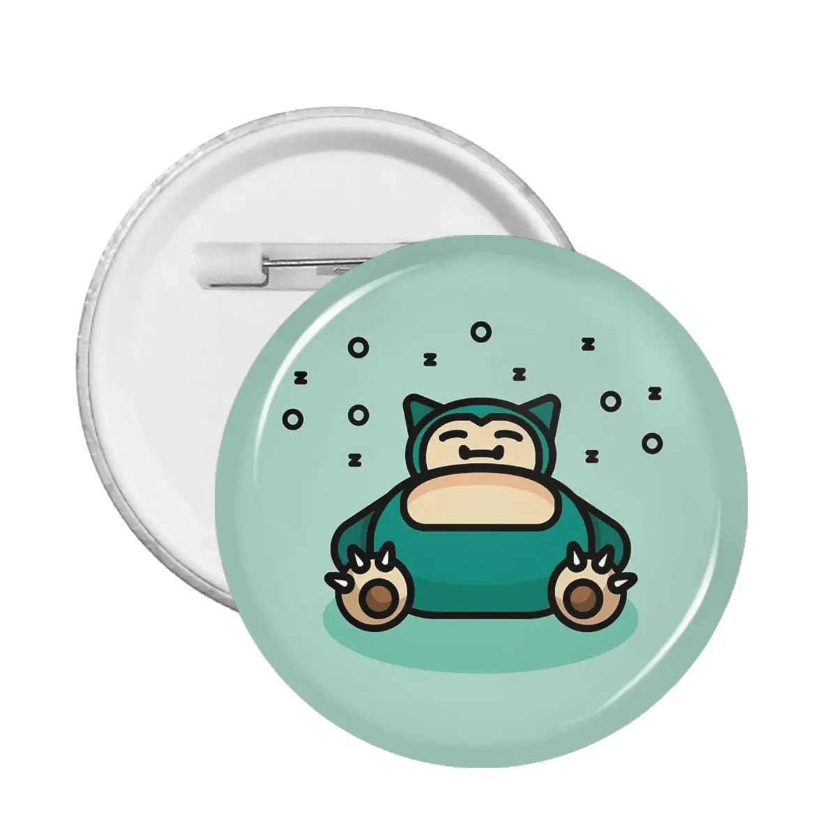 Snorlax Cute Animal Soft Button Pin Cute Hat Badge Japanese Anmie Men ...