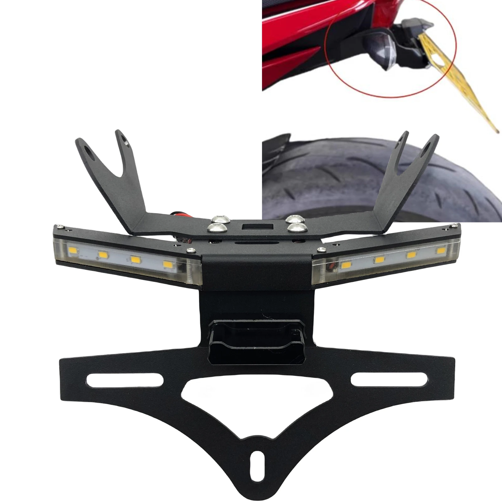 For-HONDA-CB650R-CBR650R-2021-2023-Motorcycle-License-Plate-Holder ...