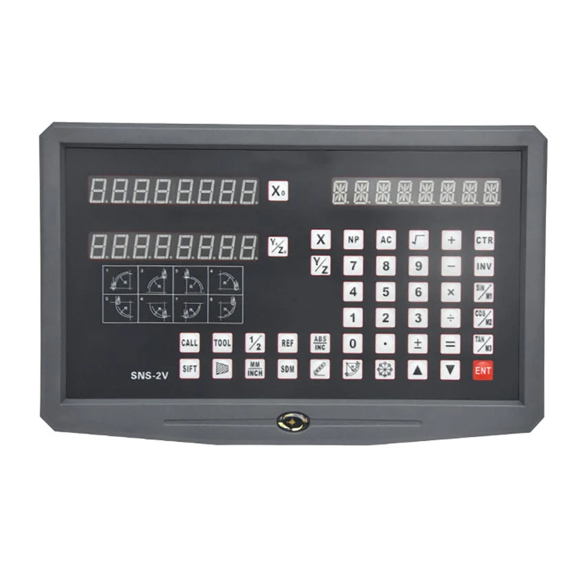 SNS 2V 2 Axis Lathe Milling Machine DRO Digital Readout TTL AC110V/220V ...