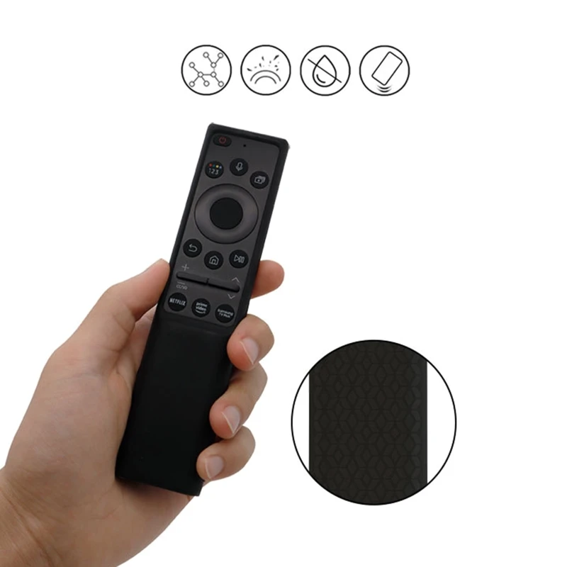 Dustproof capa de controle remoto pele engrossar protetor de silicone ...