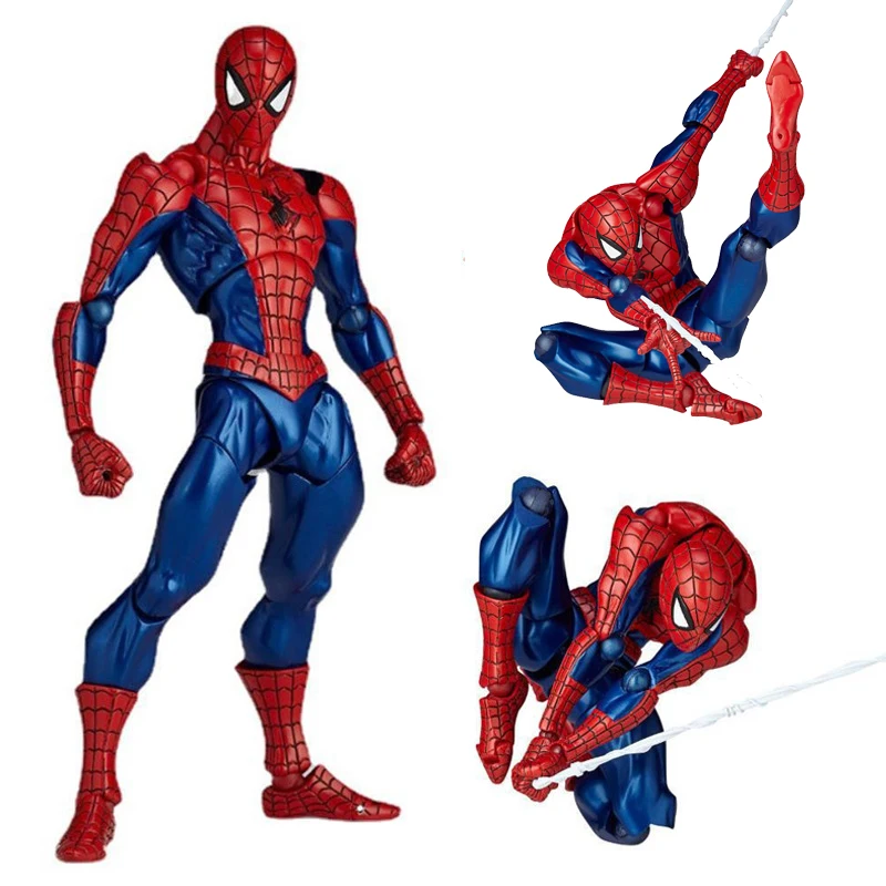 Marvel Spider Man Action Figure 16cm Spiderman Gear Joint Figurine ...