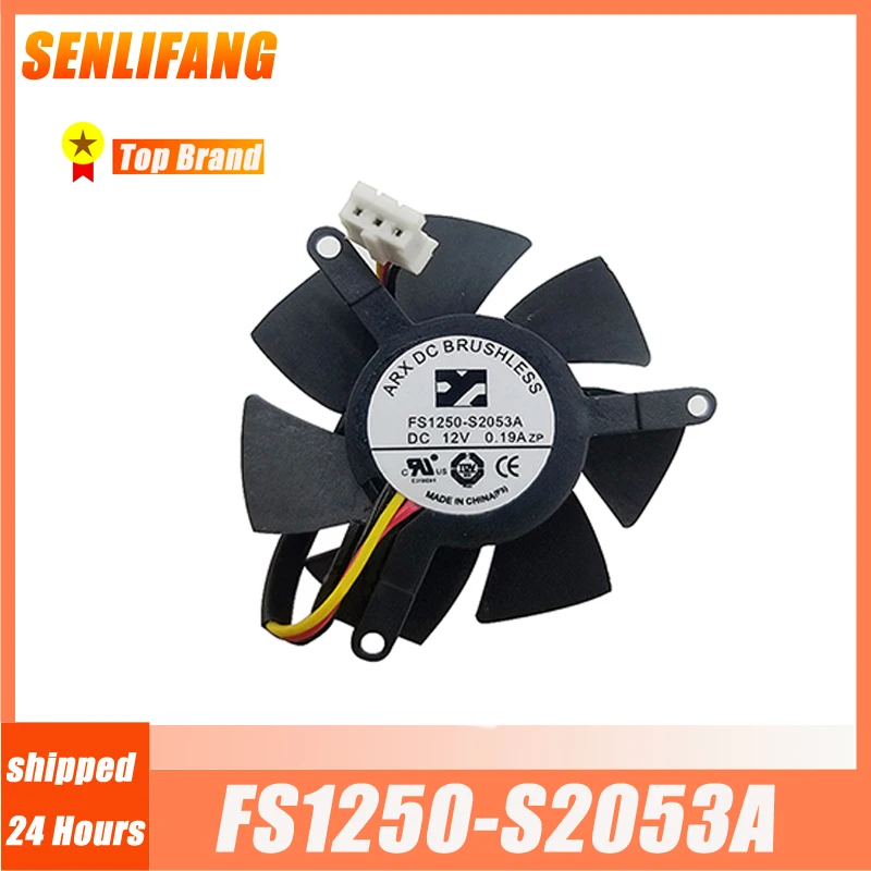 FOR Original GTX1050/1050Ti graphics card fan FS1250-S2053A 12V 0.19A ...