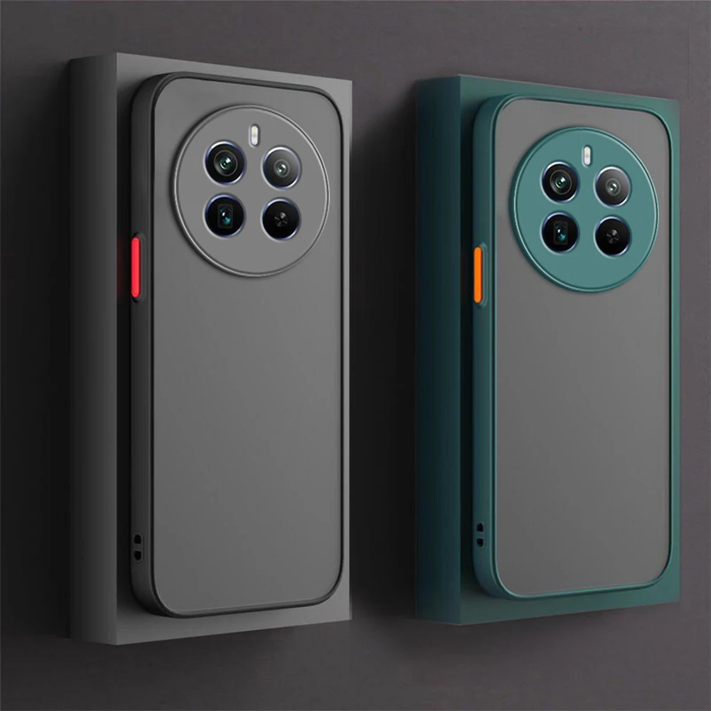 Shockproof-Armor-Matte-Case-For-Realme-12-Pro-5G-Soft-TPU-Bumper-Clear ...