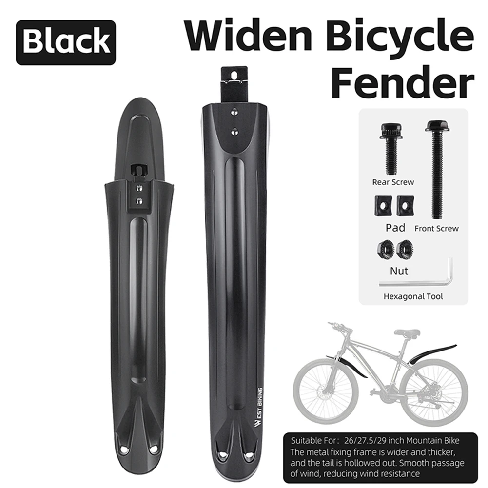 2Pcs-Bike-Fenders-Mudguard-Dustproof-Cycling-Splash-Guard-Universal ...