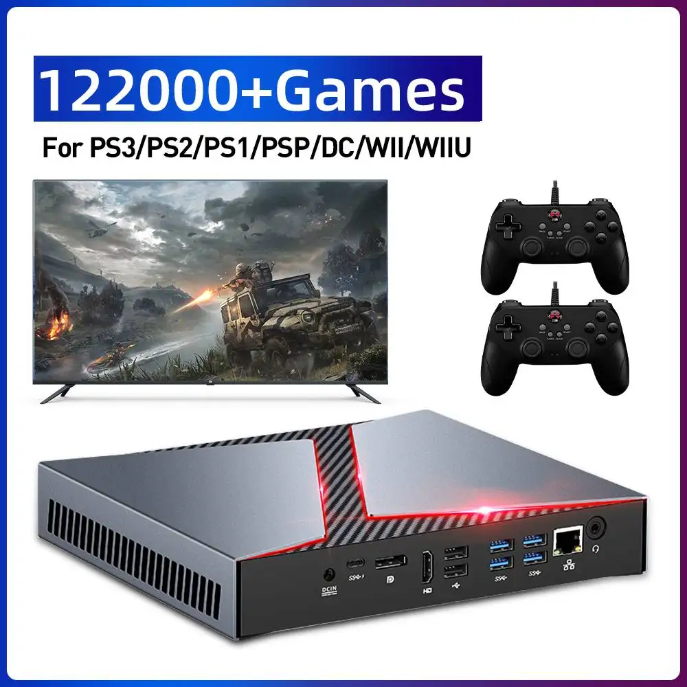 Kinhank pc/game box super console x pc gx01 vídeo game console win11 ...