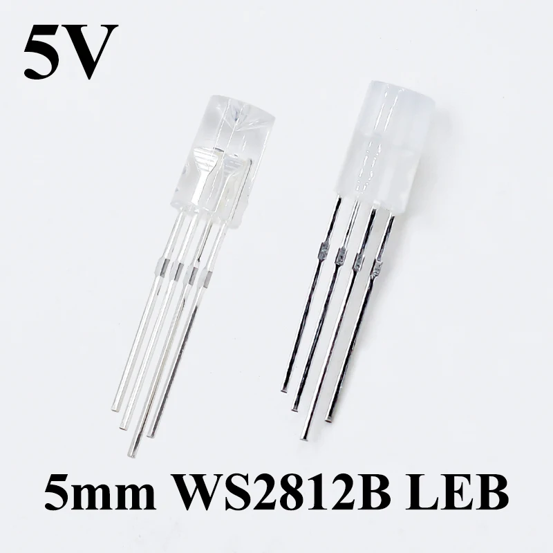 5v-Ws2812-WS2812D-Ws2812b-5mm-Dip-Led-Diode-F5-Rgb-Phantom-Integrated ...