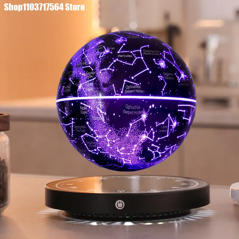 Magnetic-levitation-clock-planet-high-end-student-novelty-gift-Light ...