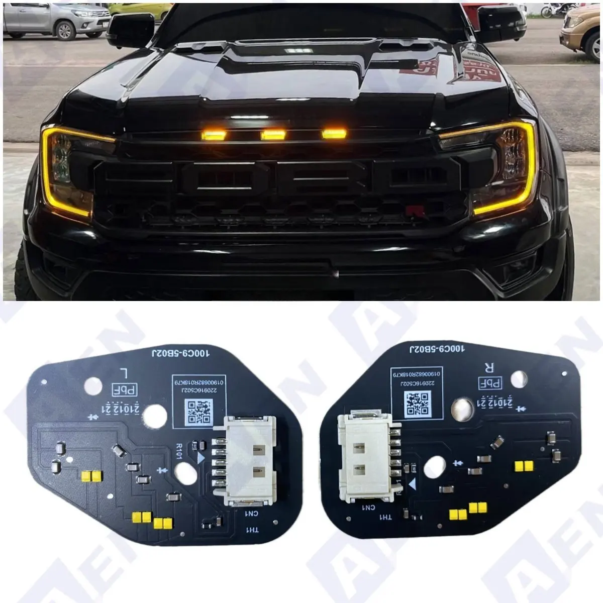 Amber Yellow DRL LED Chip Upgrade drl For Ford Ranger T9 Module ...