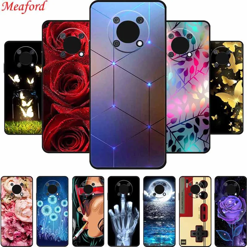 For Huawei Nova Y90 Case 6.7" Phone Cover Black Silicone Soft Phone ...