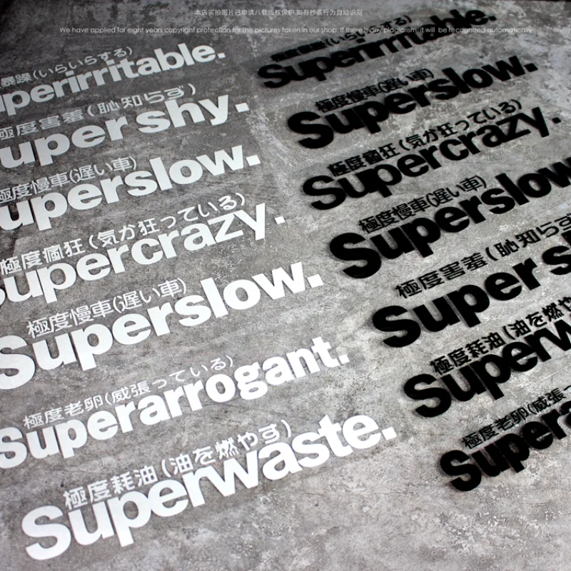 JDM-Stickers-Electric-Motorcycle-Reflective-Car-Decals-Japanese ...