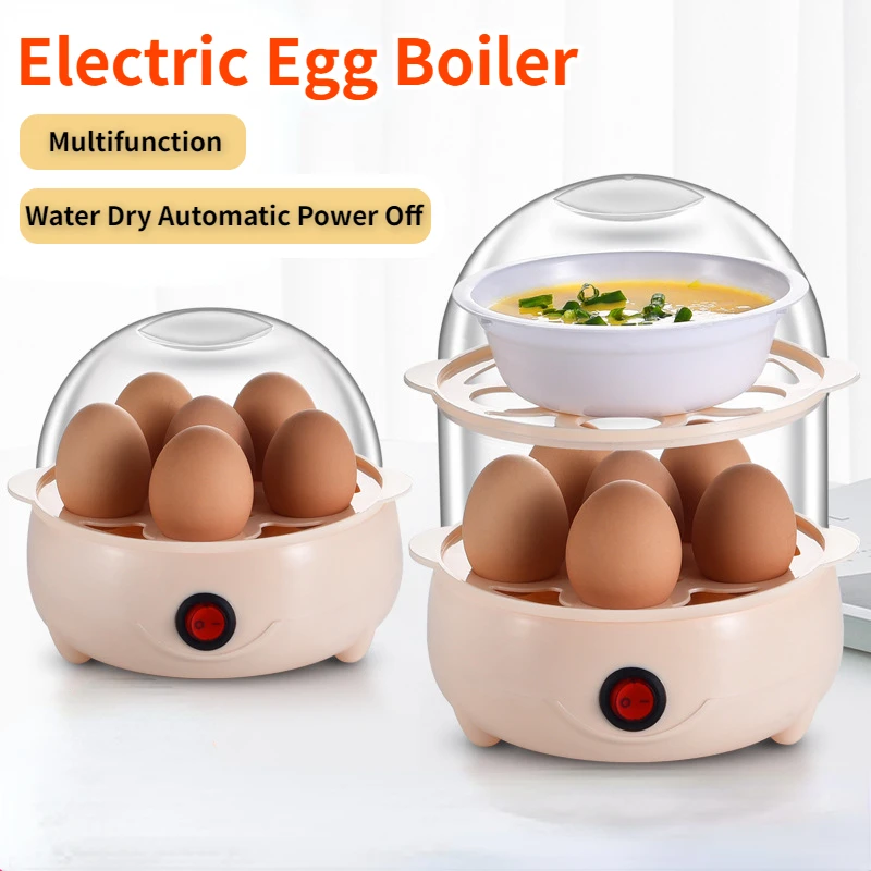 Multifunctional-Electric-Egg-Boiler-Double-Layers-Egg-Cooker-Mini ...