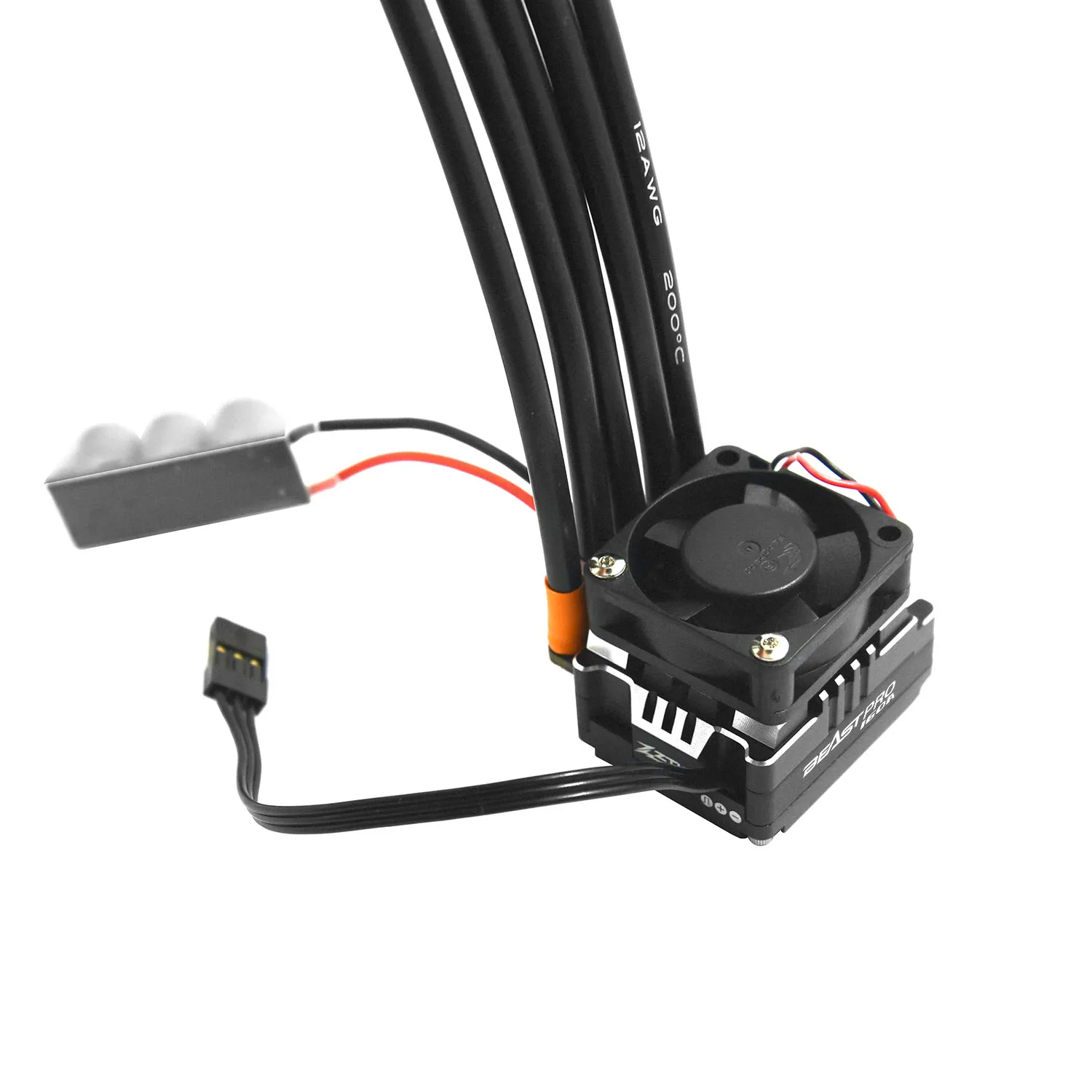 ZTW-Beast-Pro-160A-Sensored-ESC-Turbo-2-3S-Adjustable-6V-7-4V-BEC-3A ...