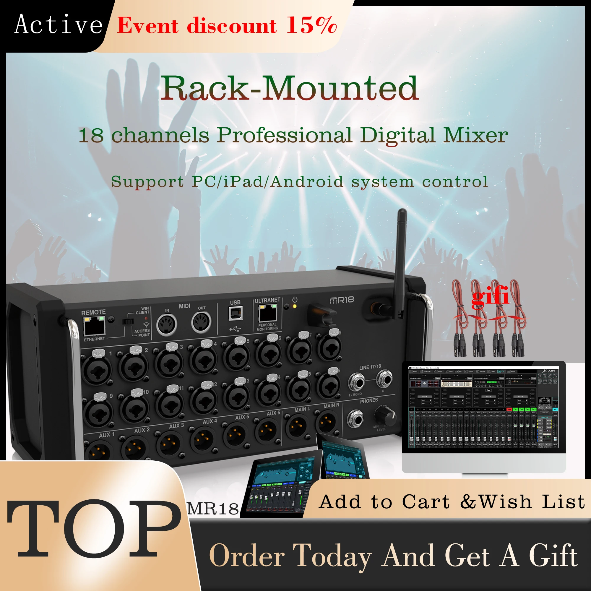Air1-1-Xr16-Mr18-Professionele-Digitale-Mixstudio-Opnameconsole-Dj ...