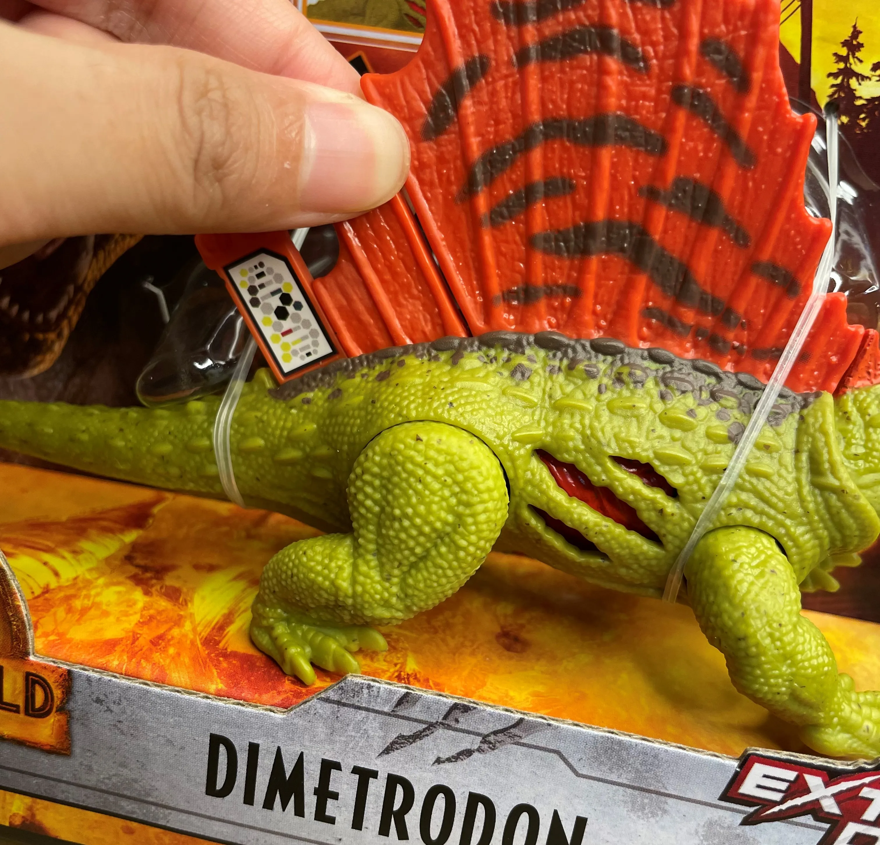 Mattel-Jurassic World Dominion Dimetrodon Extreme Damage Dinosaur ...