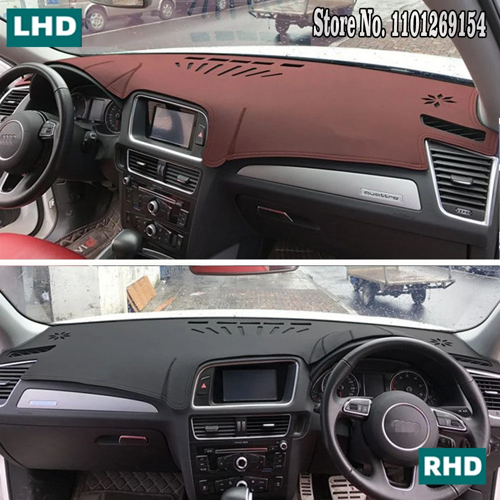 Leather Dashmat Dashboard Cover Pad Dash Mat For Audi Q5 Rsq5 8R 2010 ...