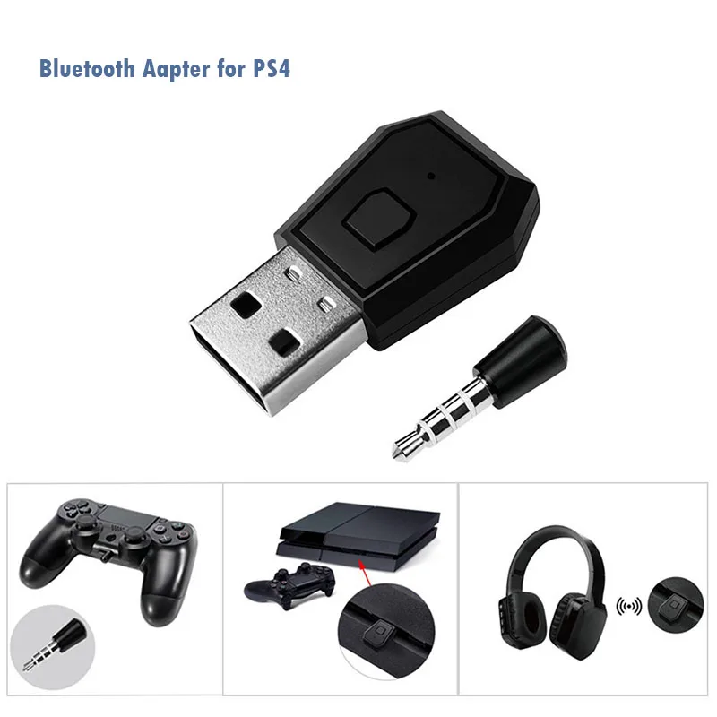 PS5 Bluetooth Adapter dongle USB BT 3.5mm adapter for Play Station 4 ...