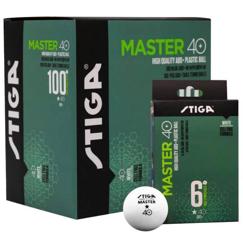 Original Stiga D40+ Table Tennis Balls New Material Plastic Poly Ping ...