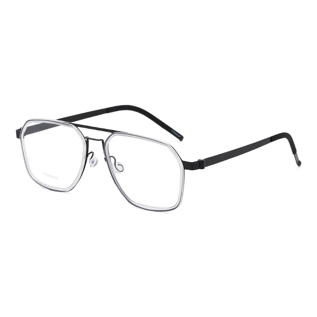 Reven Jate 9753 Optical Pure Titanium Polygon Frame Prescription ...