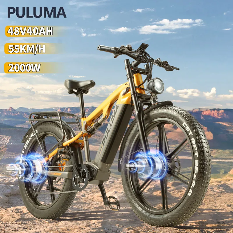 EBIKE-bicicletta-elettrica-a-doppio-motore-48V-20AH-batteria-potenza-di ...