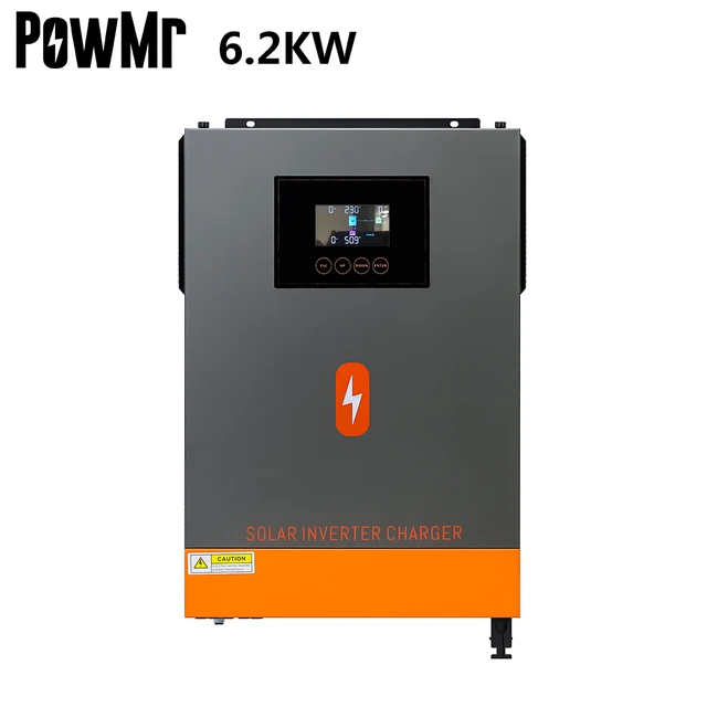 PowMr 10.2KW 8.2KW 6.2KW Hybrid Solar Inverter With Grid Tie&on Grid Function And MPPT 180A 160A ...