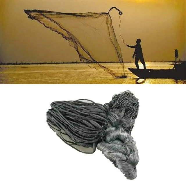 Throwing Fishing Net Drawing