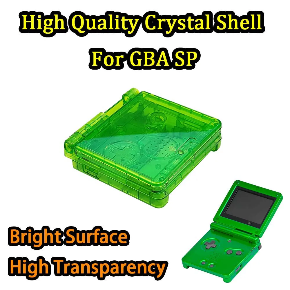 High-Quality-Crystal-Shell-Case-For-GBA-SP-13-Colors-Bright-Surface ...