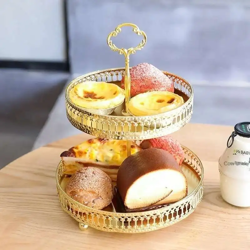 European fruit tray decoration light luxury candy storage box living ...