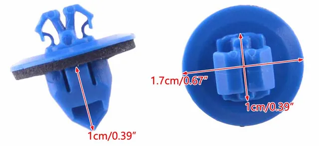 Toyota 4Runner Trim Clips 100-Pack Orange & Blue Trim Clips For Toyota ...