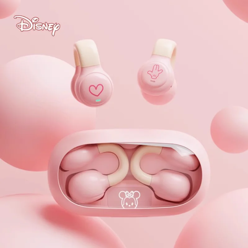 Disney-DN12-Clip-On-Wireless-Earphones-HIFI-Surround-Sound-Headphones ...