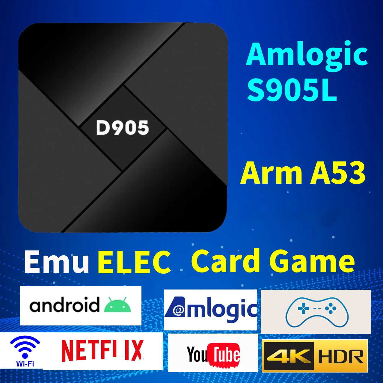 D905-4K-Smart-Set-Top-Box-YouTube-Media-Player-Amlogic-S905L-2-4G-Wifi ...