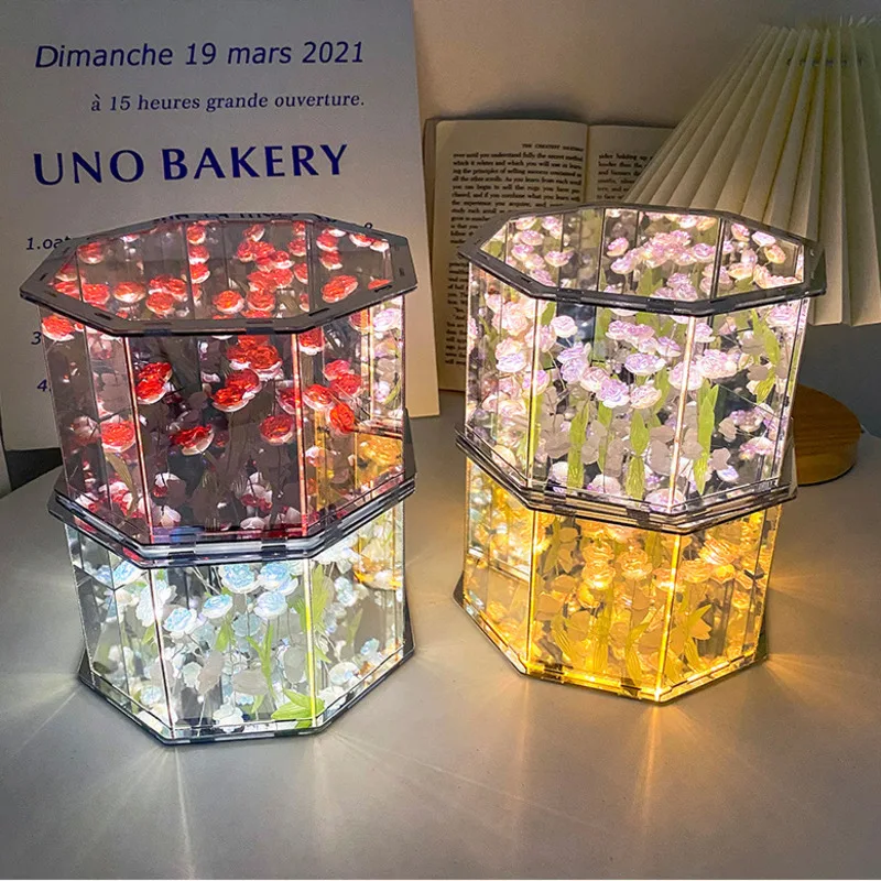 Valentine-s-Day-Theme-Rose-Tulip-Eight-Tone-Box-Night-Light-15x9-5cm ...