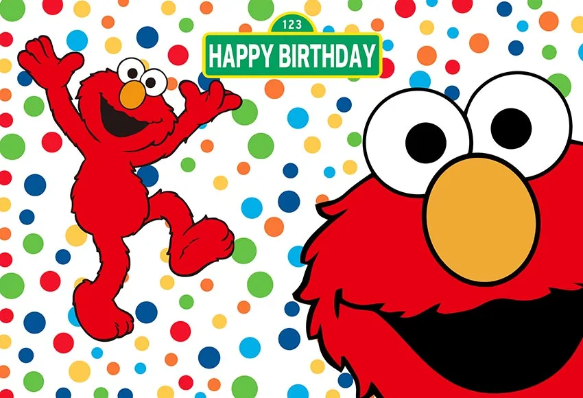 Elmo Birthday Background