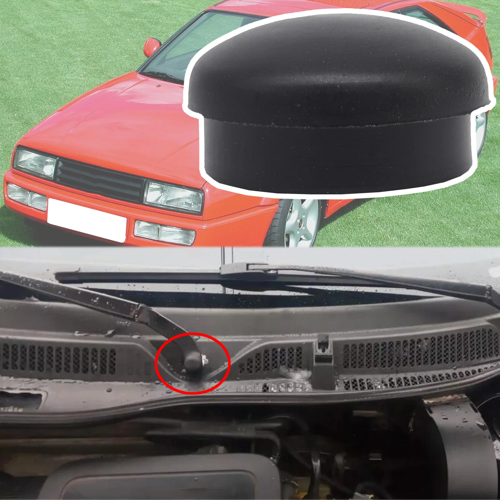Audi Badge WINDSCREEN WIPER BLADE ARM COVER CAP FOR LEXUS GX470 HS250H ...