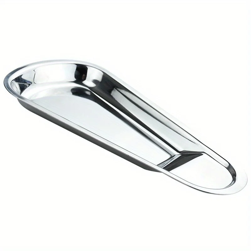 Stainless-Steel-Fan-shaped-Tray-Extra-Thick-Spoon-Food-Tray-Buffet-Tray ...