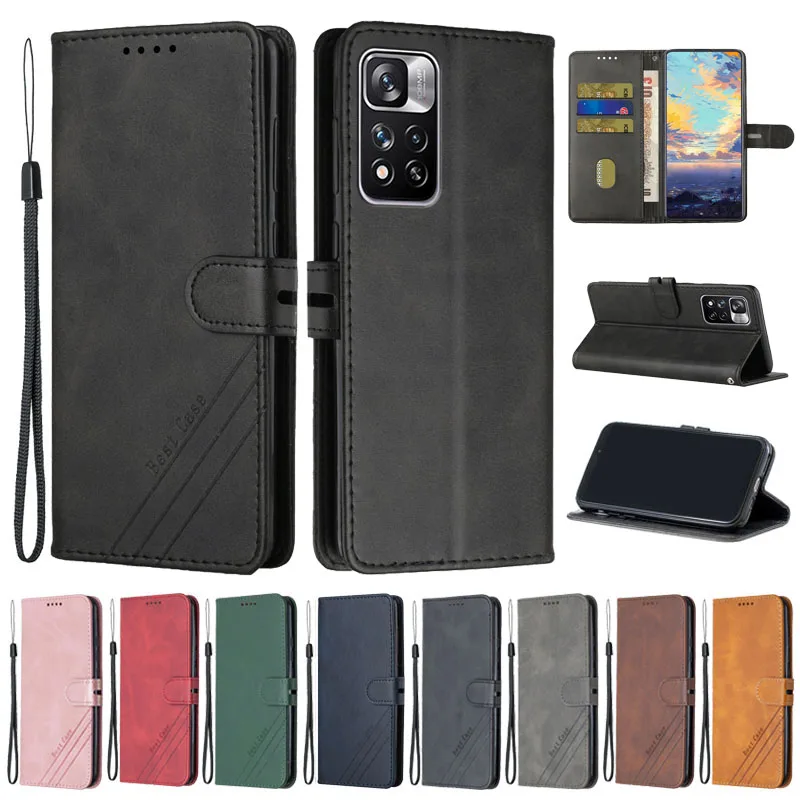 Capa-de-couro-para-Xiaomi-Redmi-Note-11-Pro-capa-magn-tica-para-celular ...