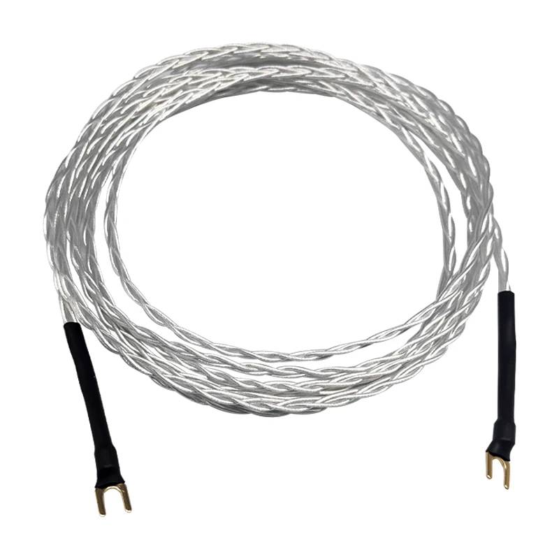 Hifi 3AG Ground wire LP Vinyl Phono cable Occ Silver Plated Jumper ...