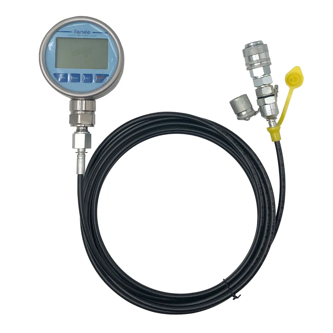 Hydraulic Pressure Gauge Test Kit | Excavator Pressure Test Kit ...