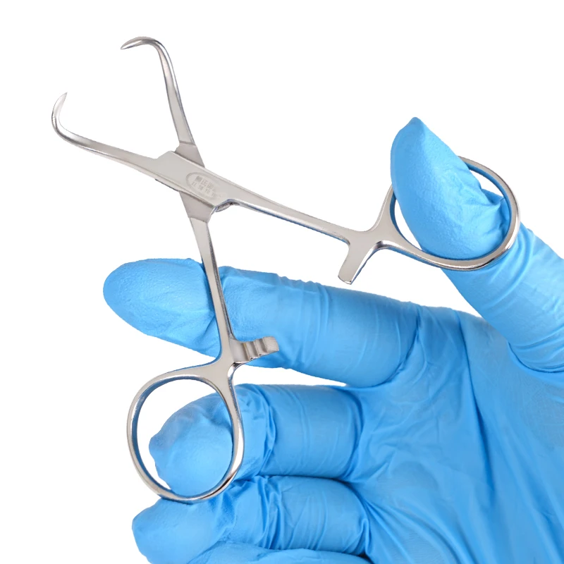 1pc-Dental-Fixed-Cloth-Plier-9cm-Stainless-Steel-Surgical-Cloth-Towel ...