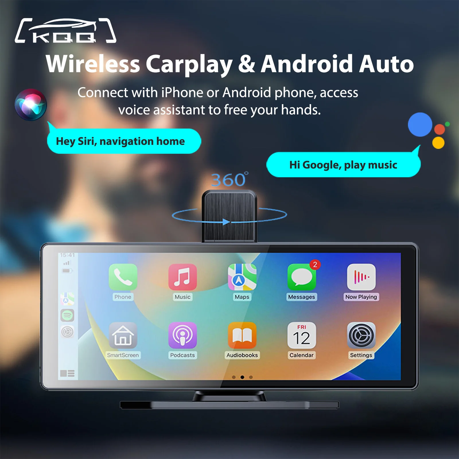 KQQ-10-26-Inch-Screen-Wireless-CarPlay-Android-Auto-Multimedia-Video ...