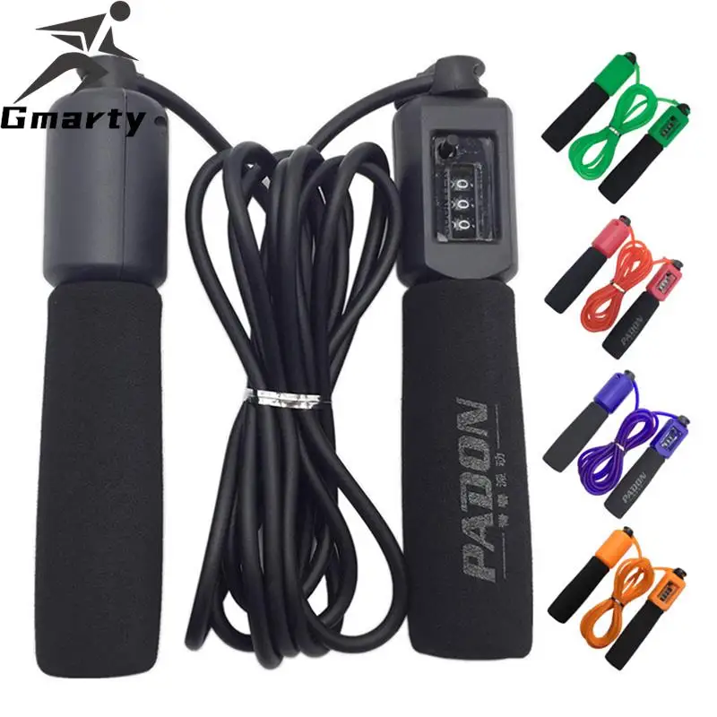 3m-Jump-Ropes-with-Counter-Sports-Fitness-Crossfit-Adjustable-Fast ...