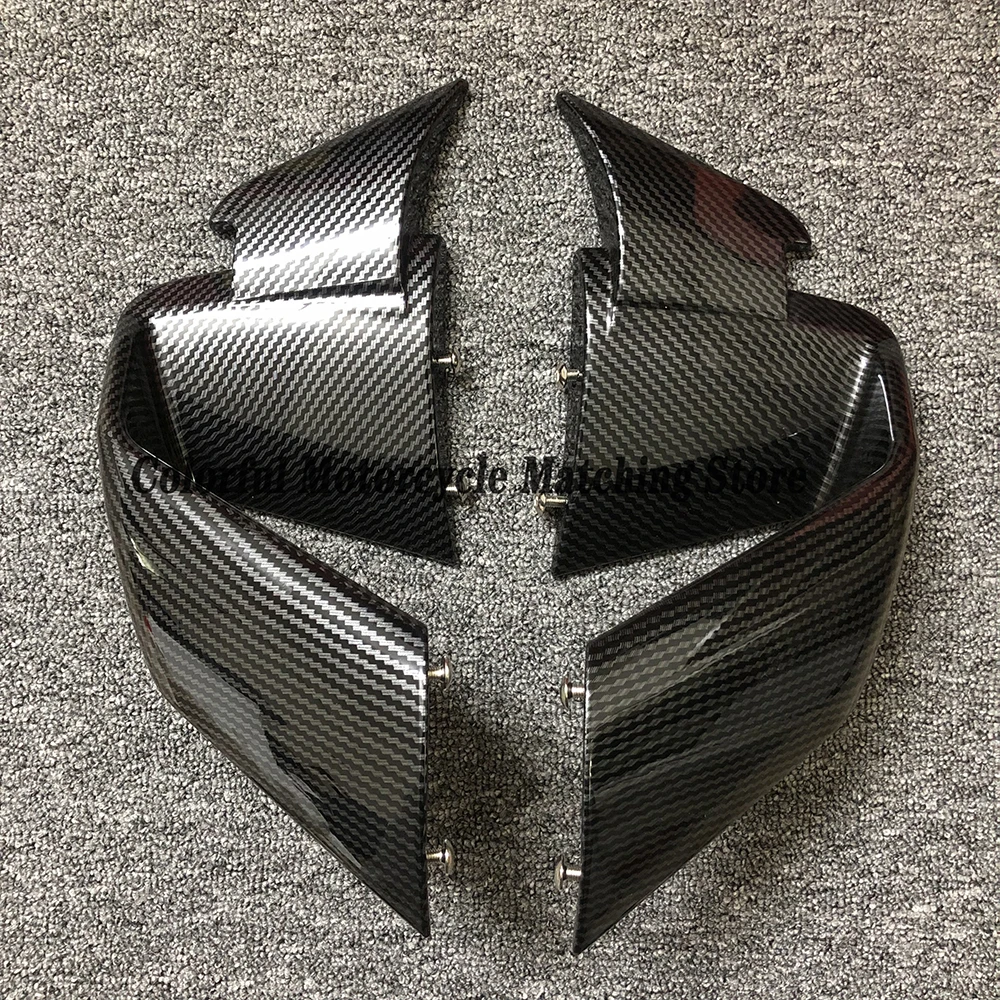Motorcycle Accessories Carbon Fiber Winglets Air Deflector Kit Side ...