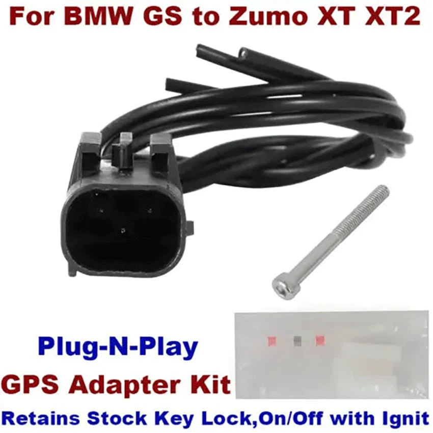 GPS-Adapter-For-BMW-GS-to-Zumo-XT-XT2-Retains-Stock-Key-Lock-On-Off ...