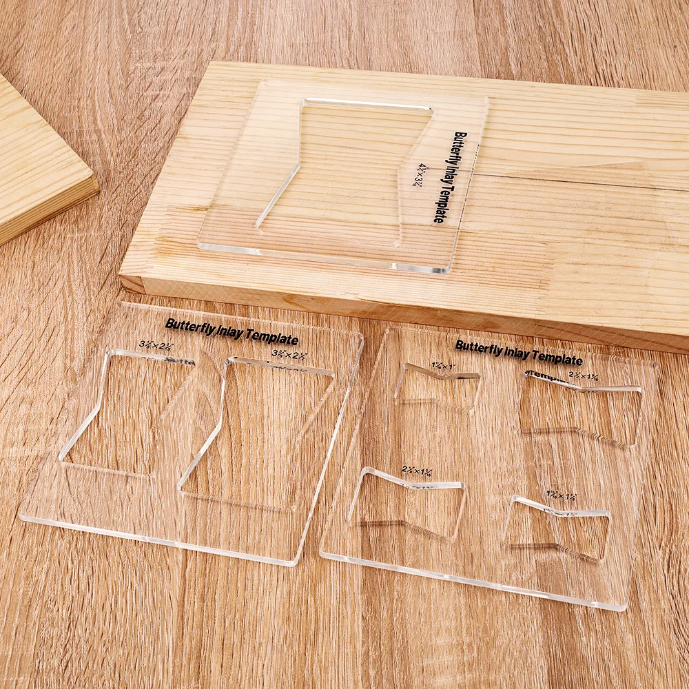 3/1Pc Butterfly Key Inlay Template set Router Slotting Joint Templates ...