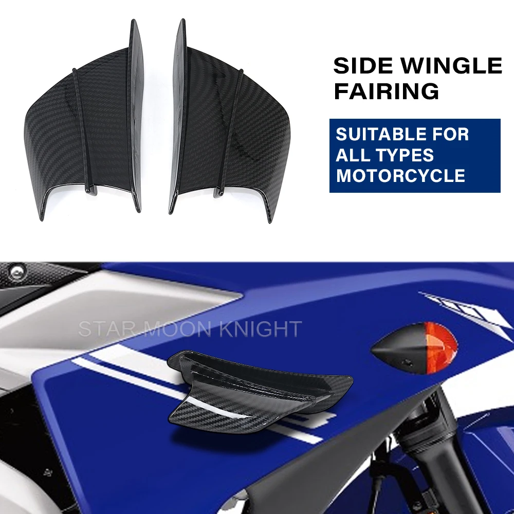Motorcycle Fairing Side Winglet Aerodynamic Wing Deflector Spoiler For ...