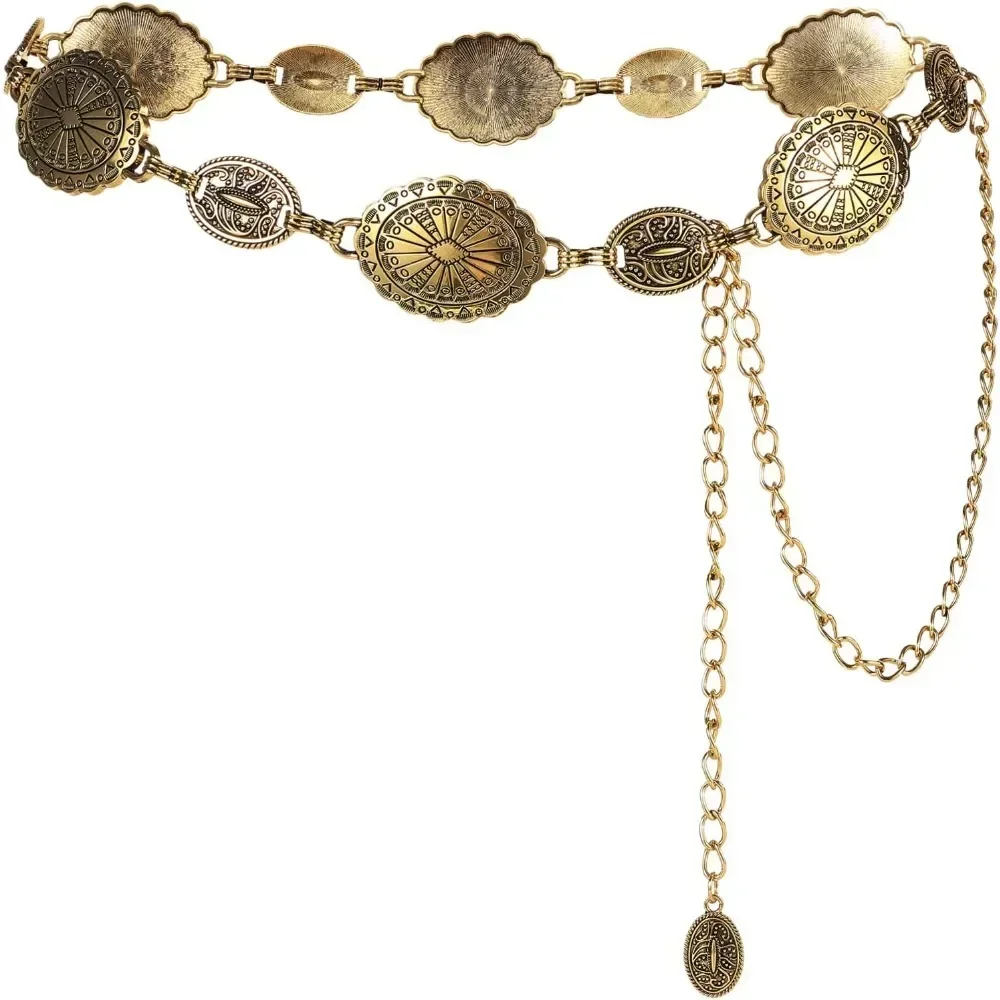 Metal-Chain-Belt-for-Women-Cowgirl-Western-Country-Chain-Belts ...