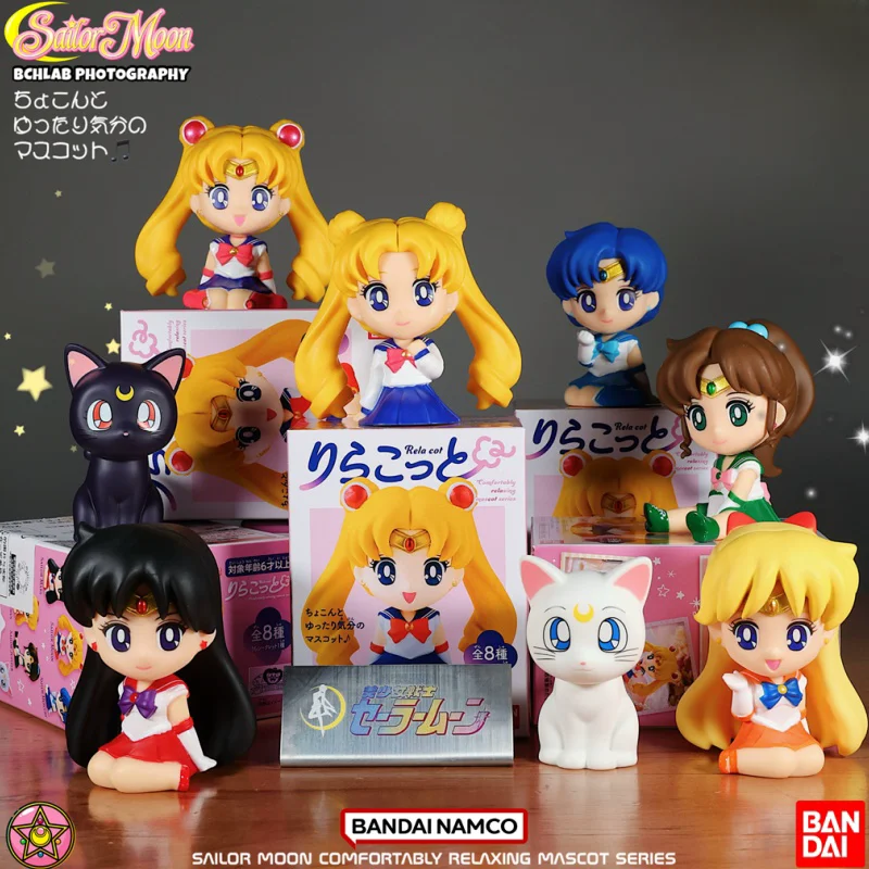 Bandai Sailor Moon Blind Box Tsukino Usagi Mizuno Ami Hino Rei Kino ...