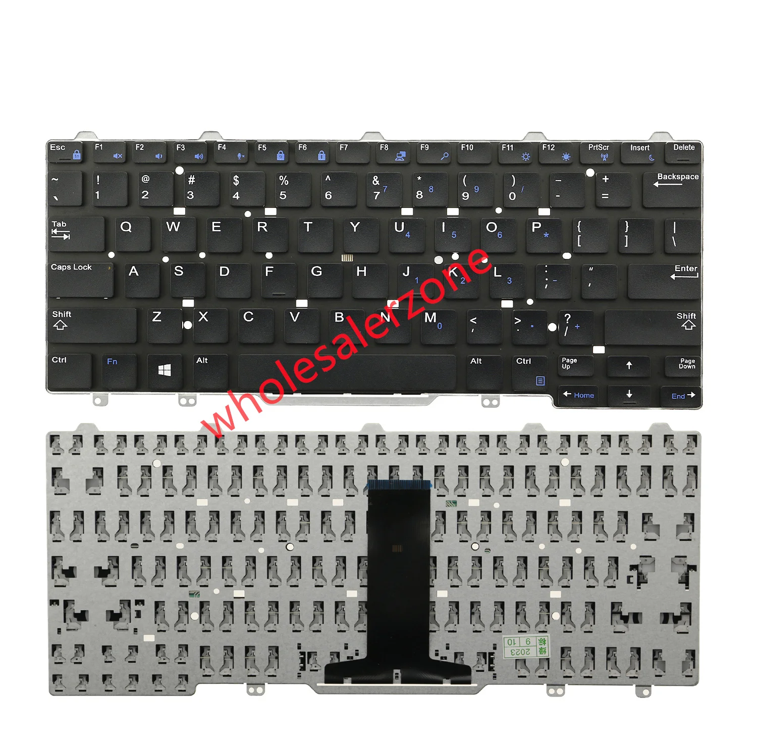 New US keyboard for Dell Latitude 3340 3350 E7450 E7470 E7480 E5450 ...