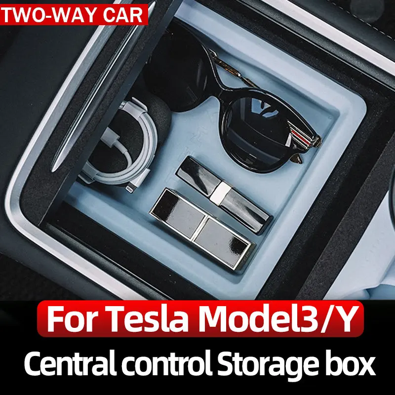 For-Tesla-2021-Model-3-Model-Y-Car-Transparent-silicone-Central-control ...
